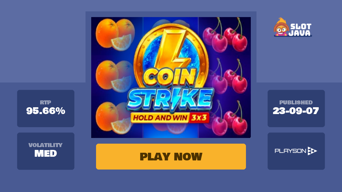 Coin Strike: Hold and Win Slot Review & Free Demo