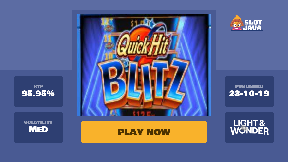 Quick Hit Blitz Blue Slot Review & Free Demo
